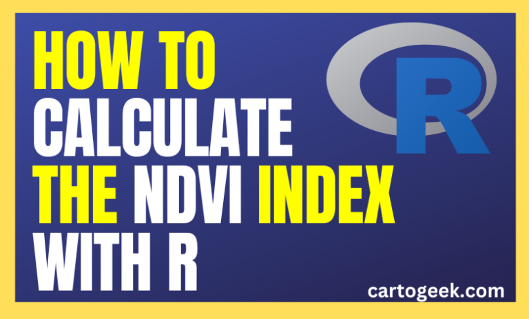 How to calculate the NDVI index with R 2025